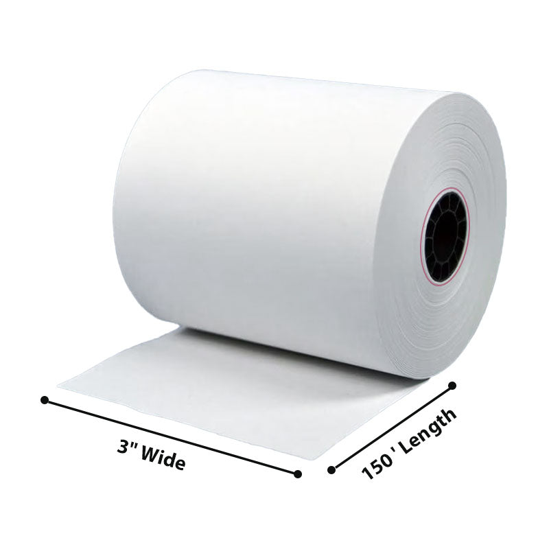 3" 1-Ply Bond Paper Rolls – Eternal Supplies